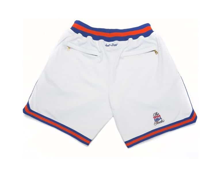 New York Knicks Shorts White - Basketball Shorts Store