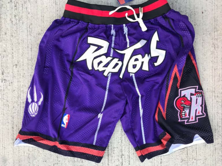 Toronto Raptors Shorts Purple - Basketball Shorts Store