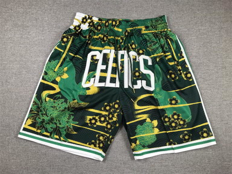 Boston Celtics Shorts Year of the Rabbit Edition - Basketball Shorts Store