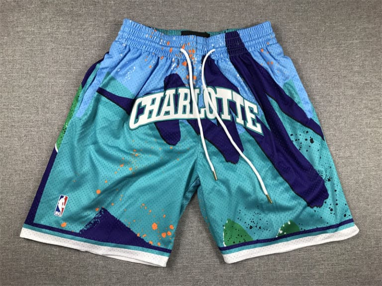 Charlotte Hornets Shorts Hardwood Classics Hyper Hoops - Basketball ...