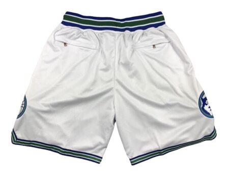 Minnesota Timberwolves White Hardwood Classics Shorts - Basketball ...