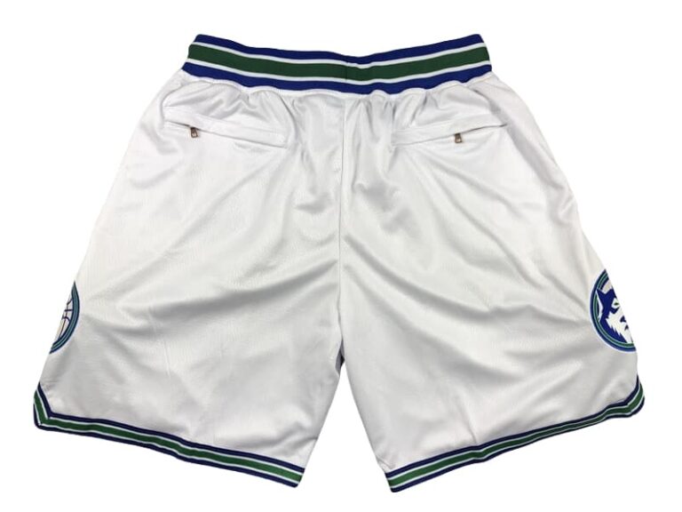 Minnesota Timberwolves White Hardwood Classics Shorts - Basketball ...
