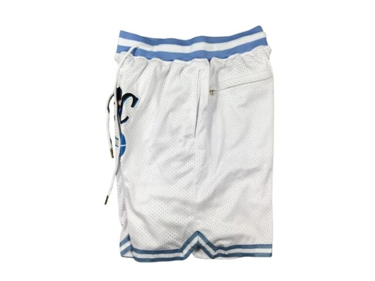 Perc O'Cet #30 Basketball Shorts White - Basketball Shorts Store