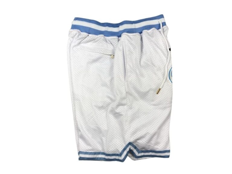 Perc O'Cet #30 Basketball Shorts White - Basketball Shorts Store